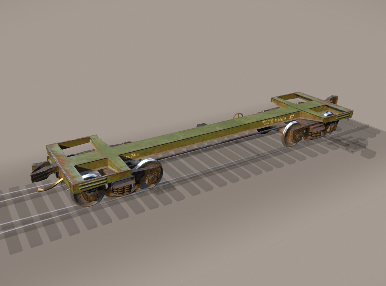 ArtStation - Railway Car Frame
