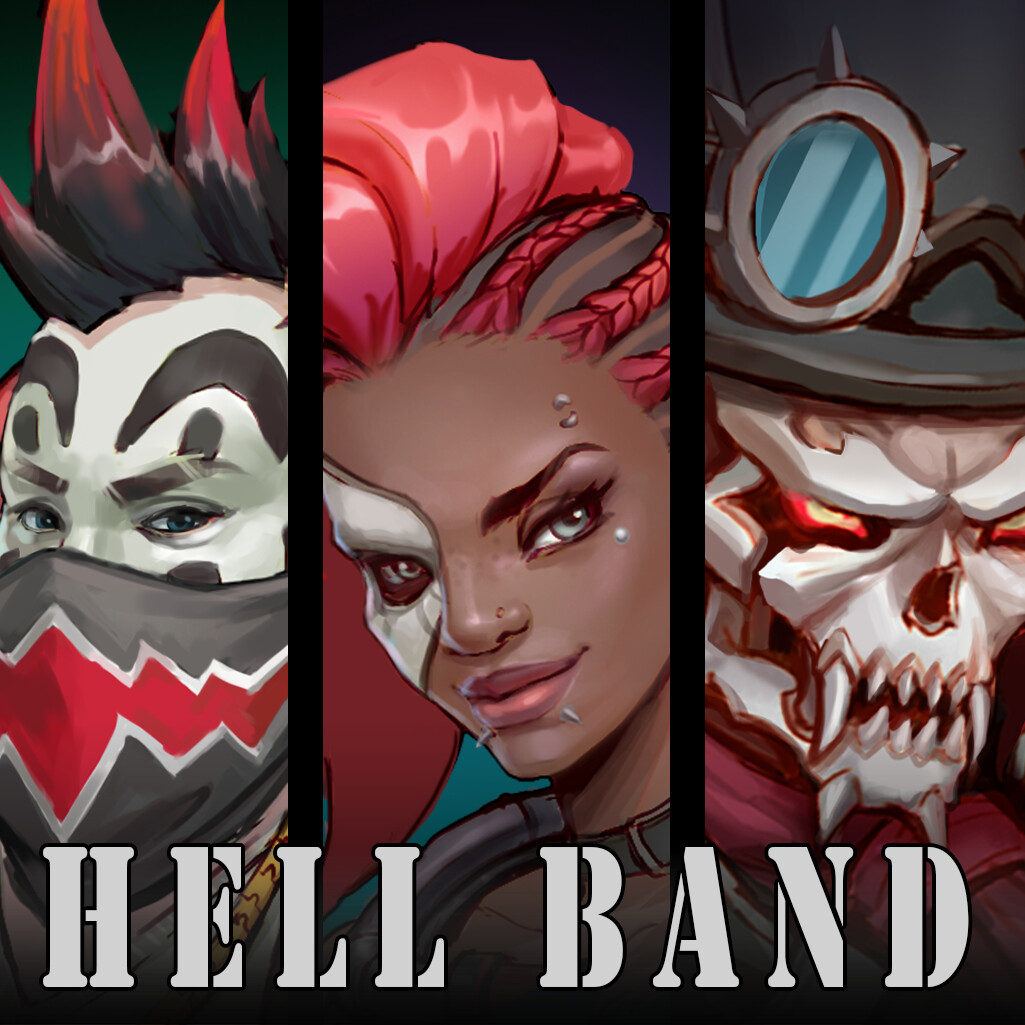 ArtStation - Hell Band