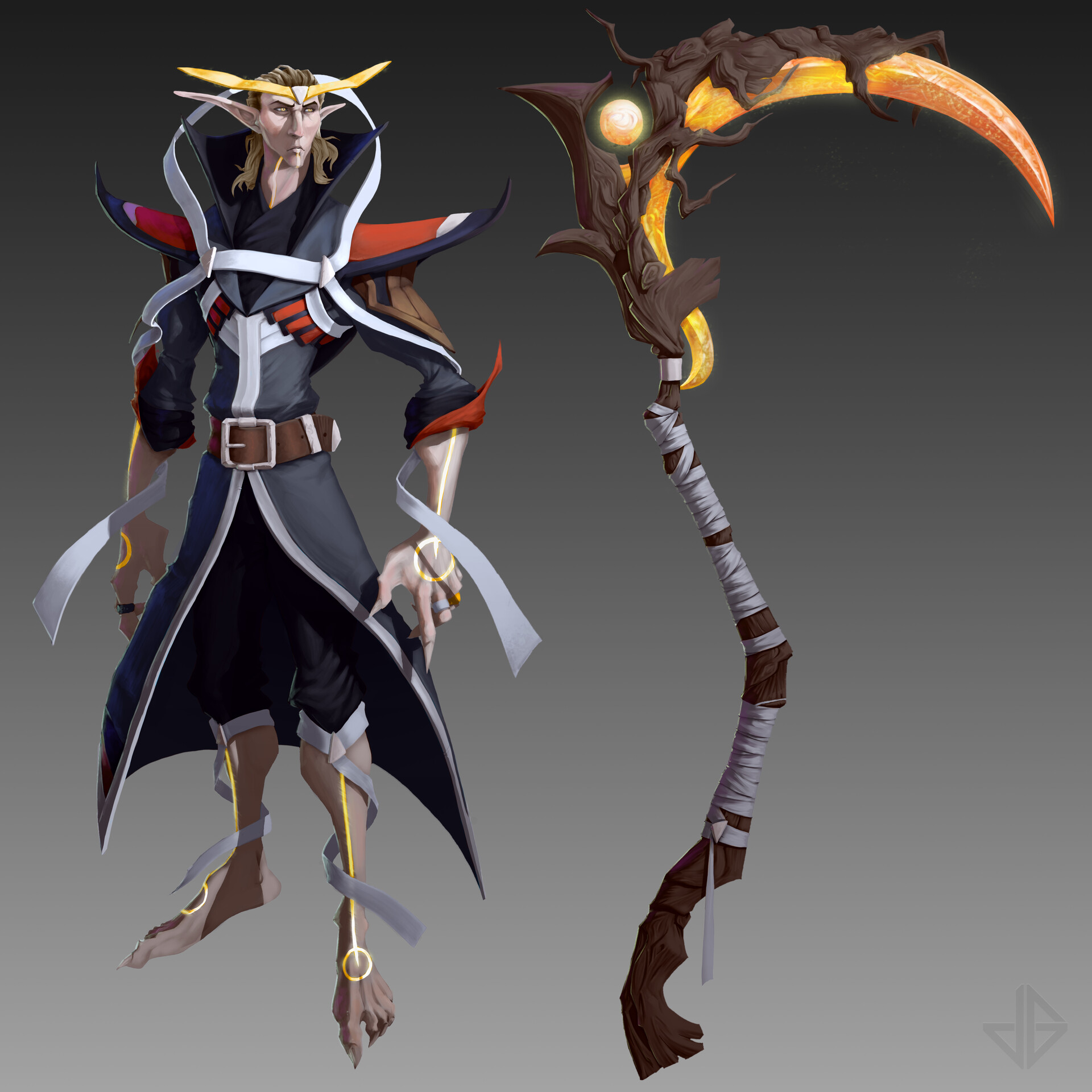 ArtStation - Stylized High Elf Commander