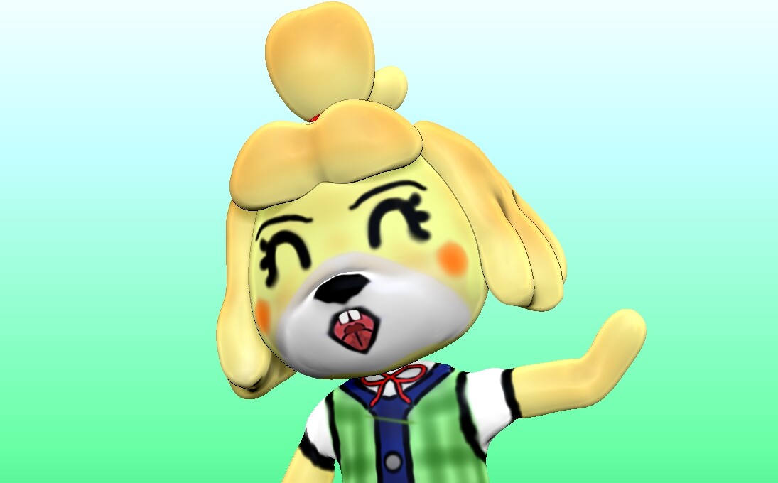 ArtStation - Isabelle from Animal Crossing