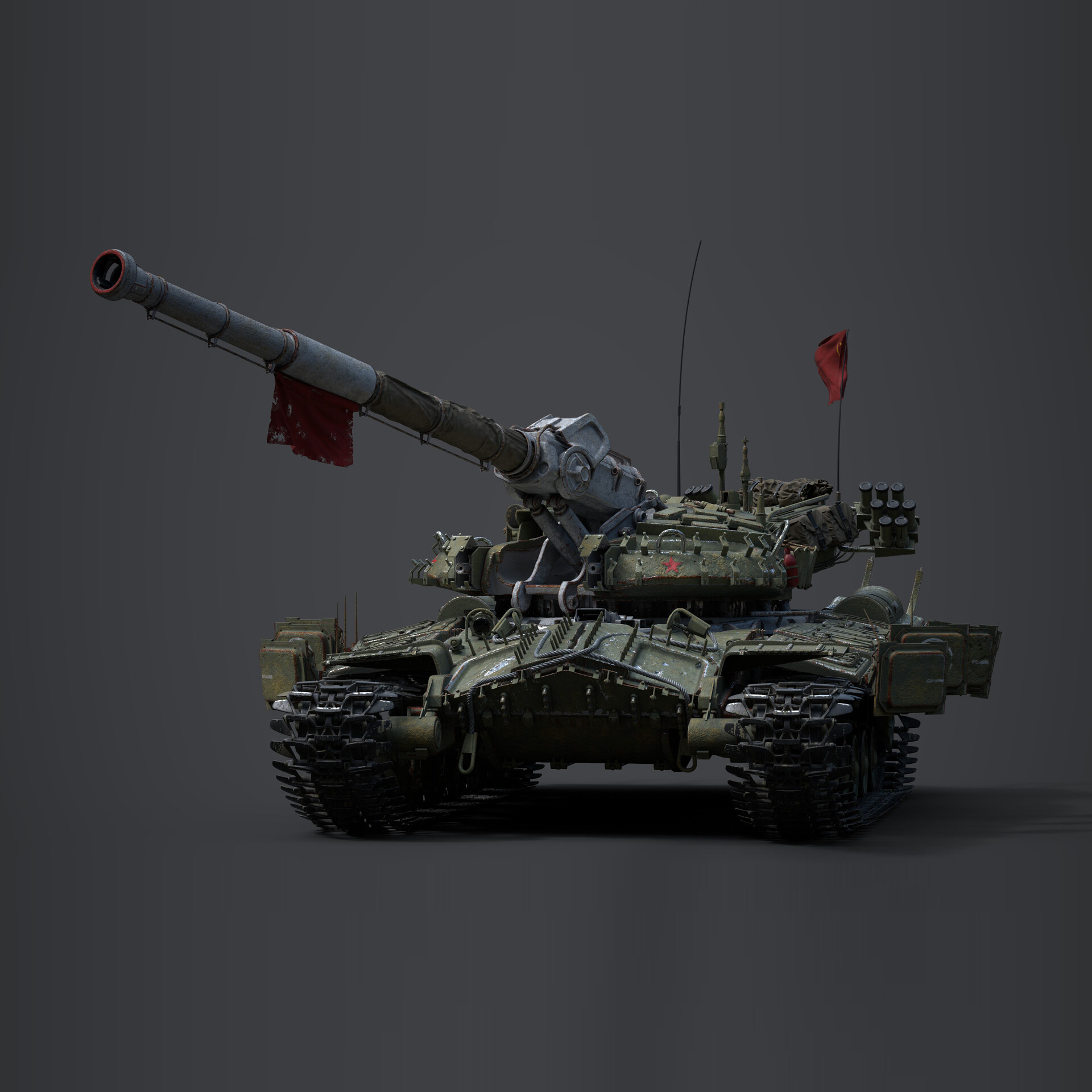 ArtStation - Soviet Tank Concept
