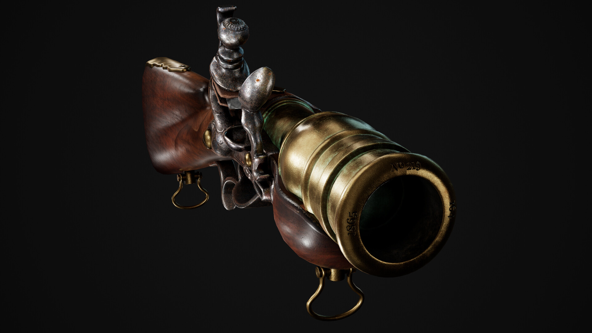 ArtStation - Flintlock Hand Mortar (Updated)
