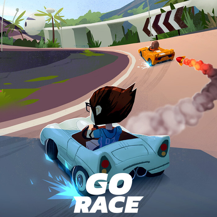 ArtStation - Go Race: Early visuals and theme exploration