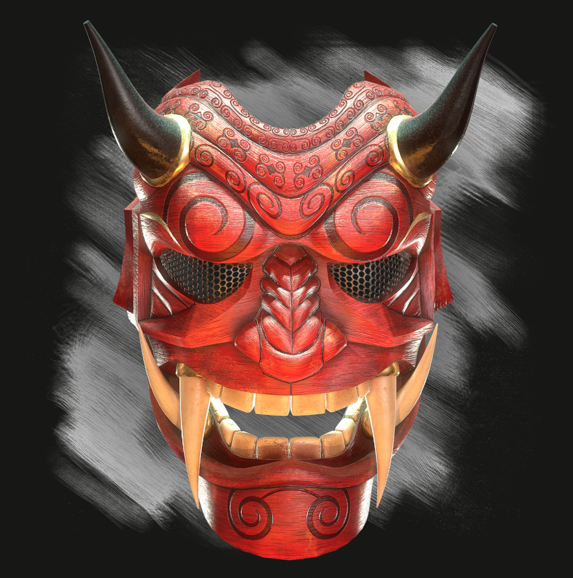 ArtStation - Demon Mask