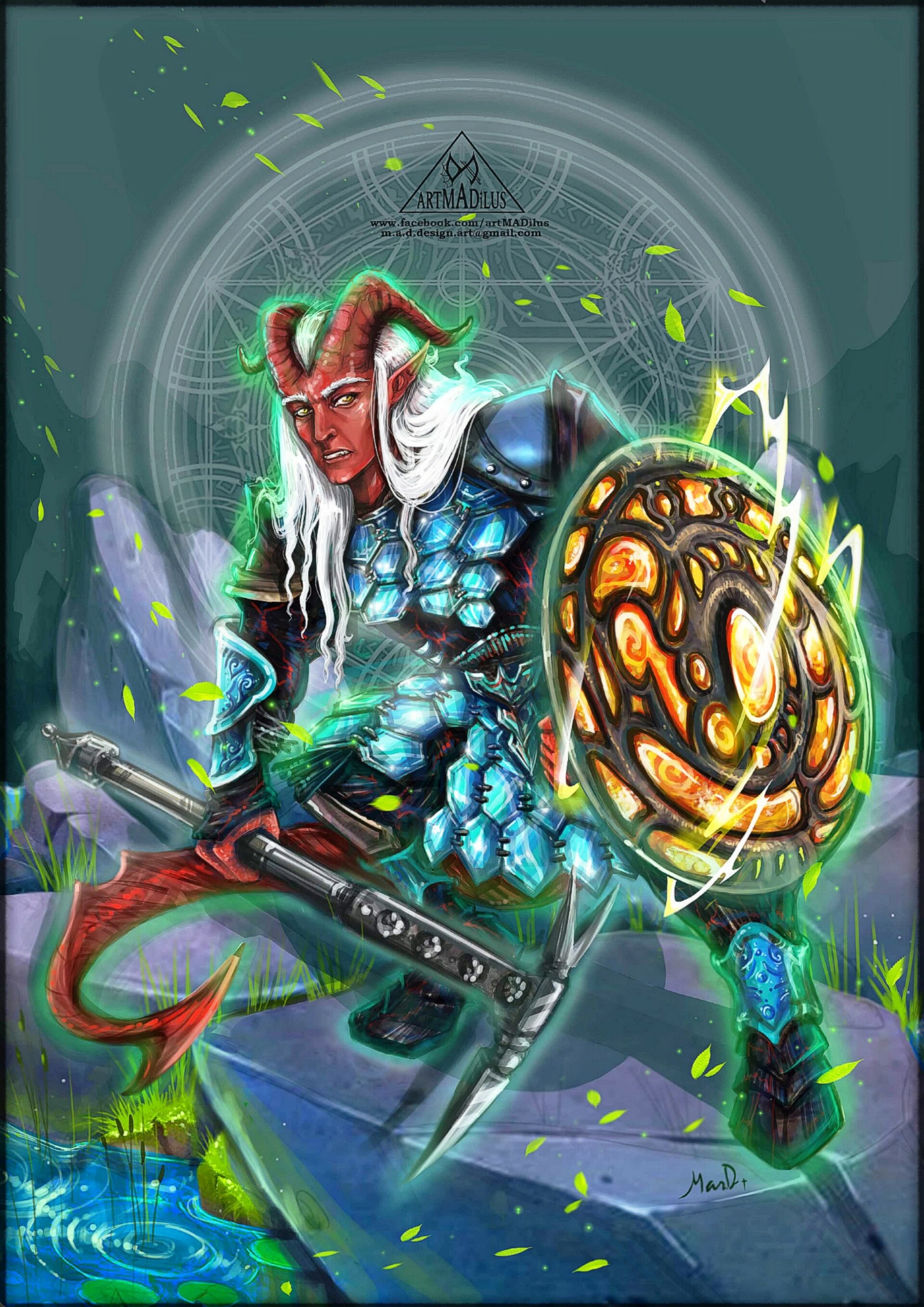 ArtStation - Demonkin paladin