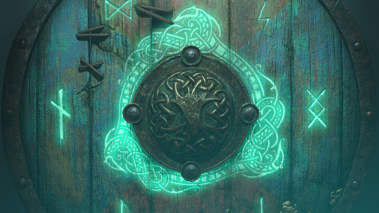 ArtStation - Pocket Bifrost, Ancient shield