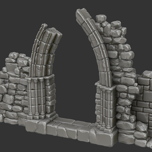 ArtStation - Environment Dungeon (High-poly)
