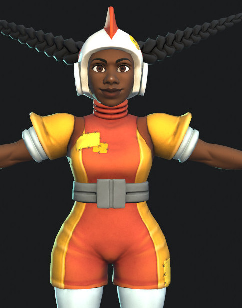 ArtStation - Rocket Gal - Character Model