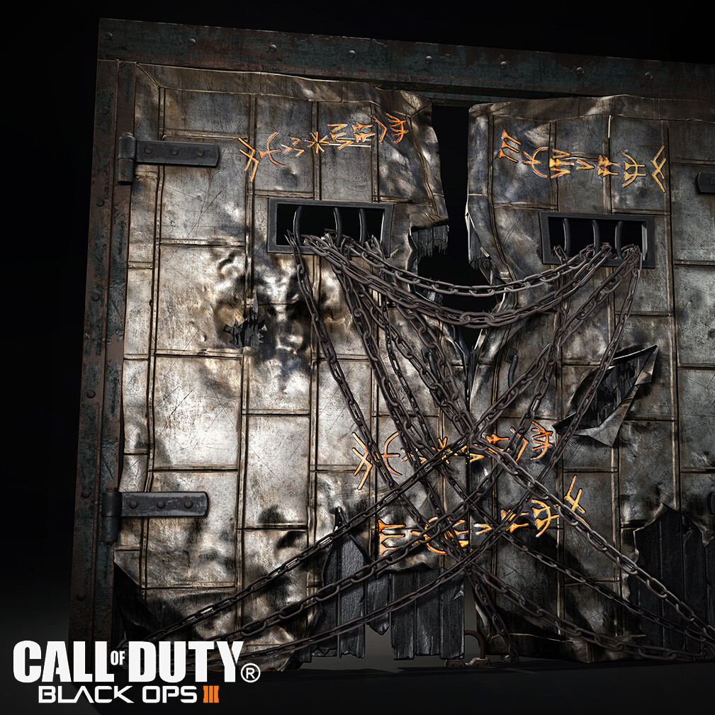 ArtStation - Call of Duty: Black Ops 3 | Shadows of Evil - Breakable Door