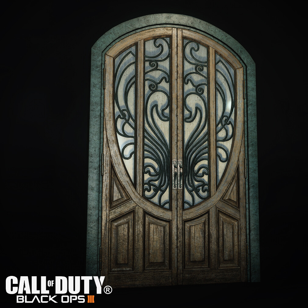 ArtStation - Call of Duty: Black Ops 3 | Shadows of Evil - Art Nouveau Door