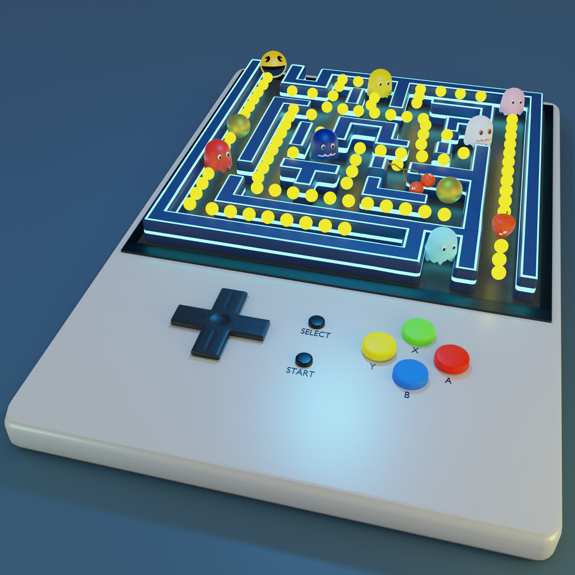 ArtStation - PacMan Recreation on Console