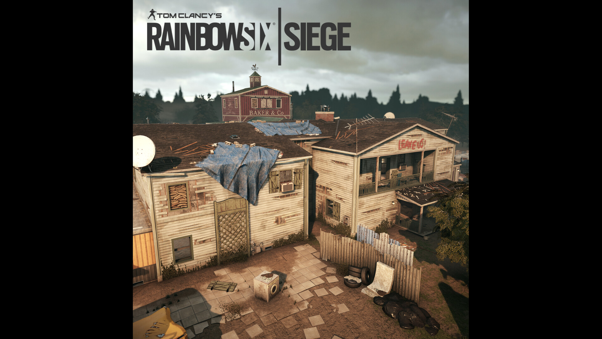 ArtStation - Rainbow 6 siege : Oregon Rework buildings shell & exterior
