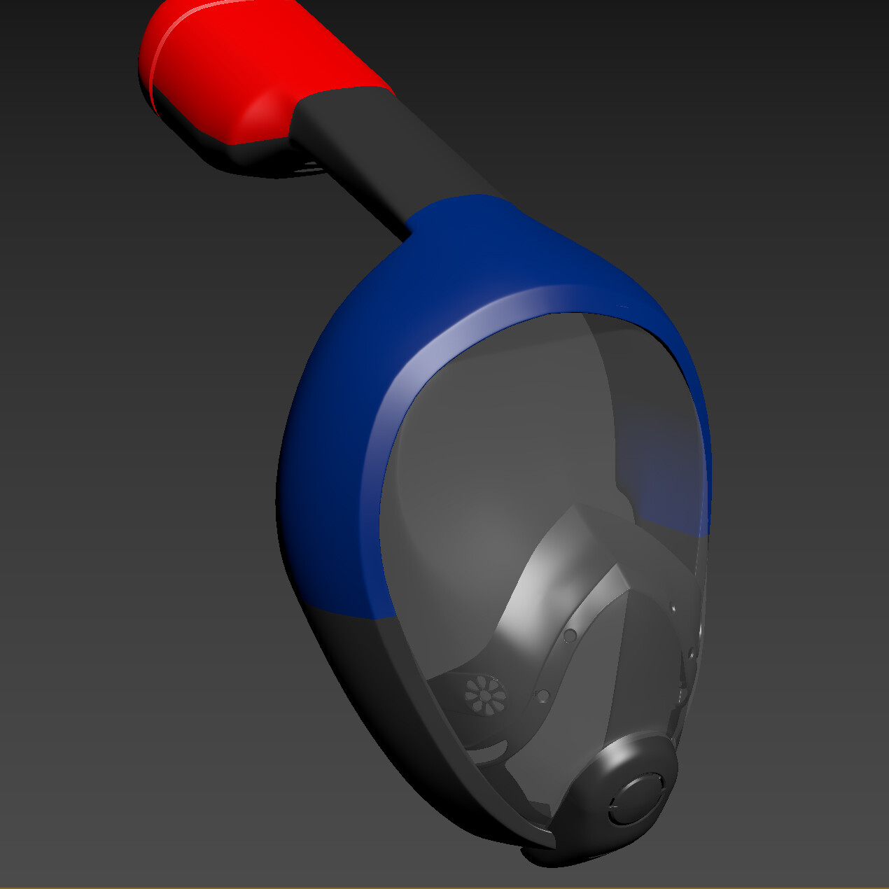 ArtStation - Aqua mask_Modeling exercises