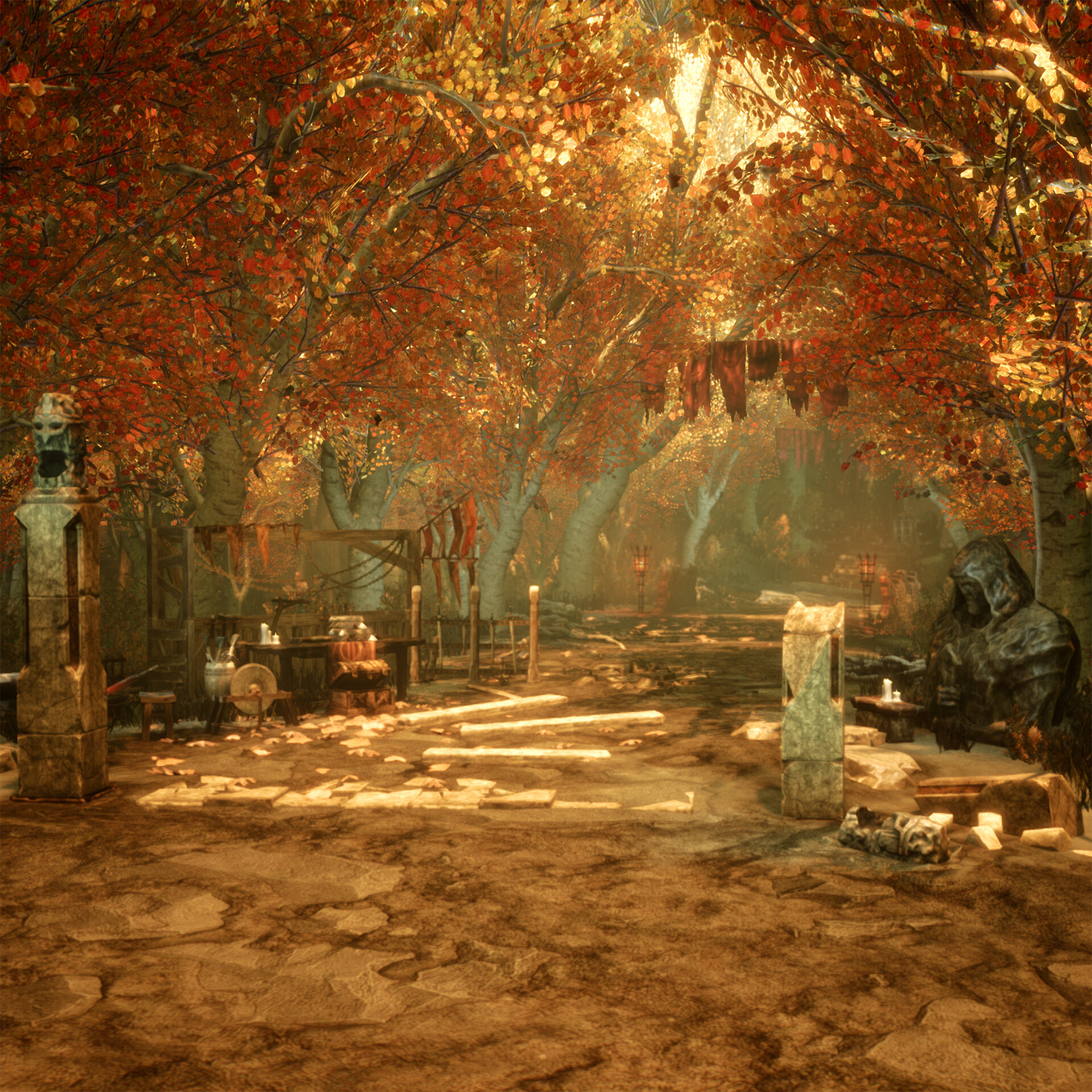 ArtStation - Autumn Path