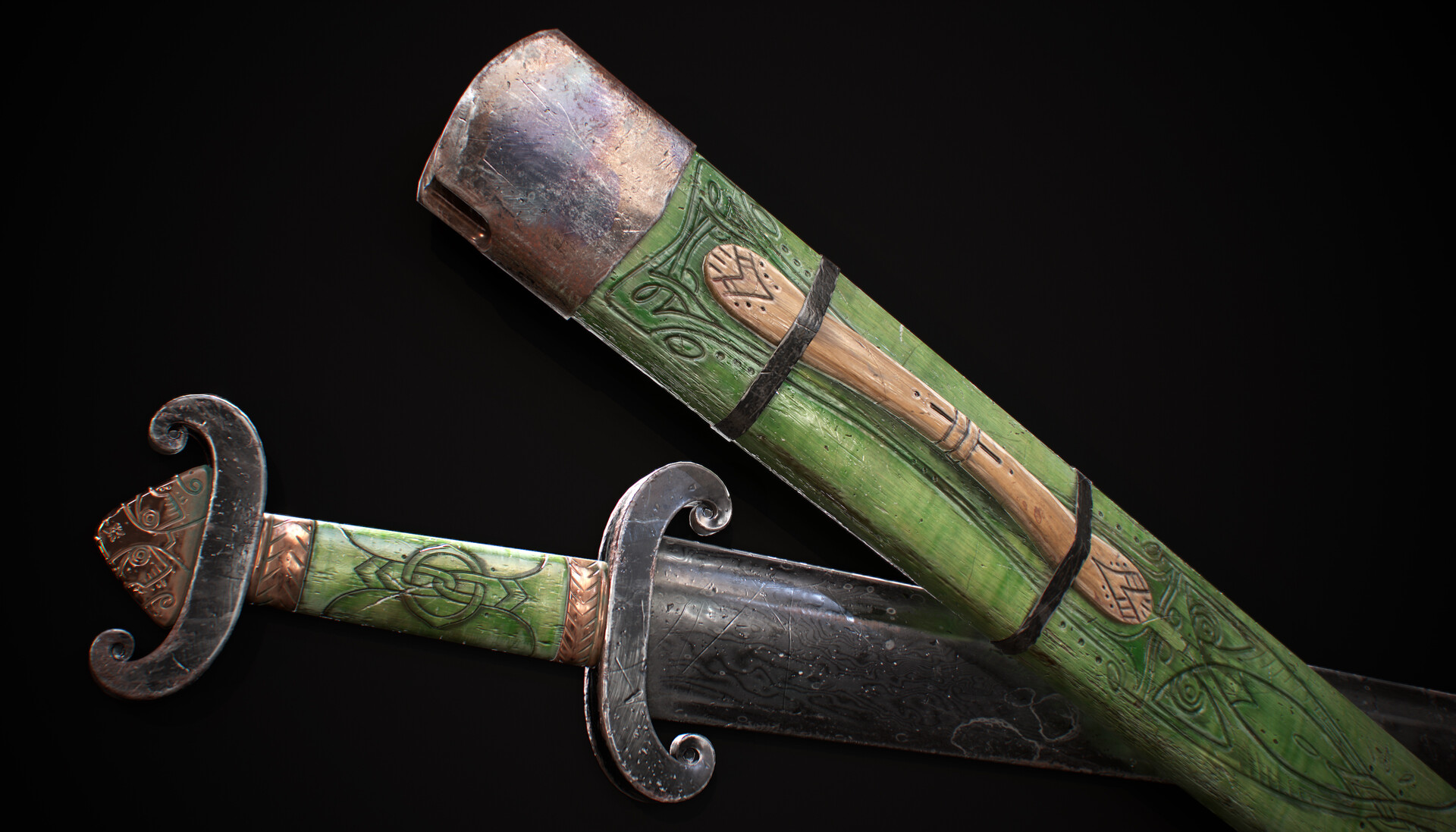 ArtStation - Skogar Viska Viking Sword