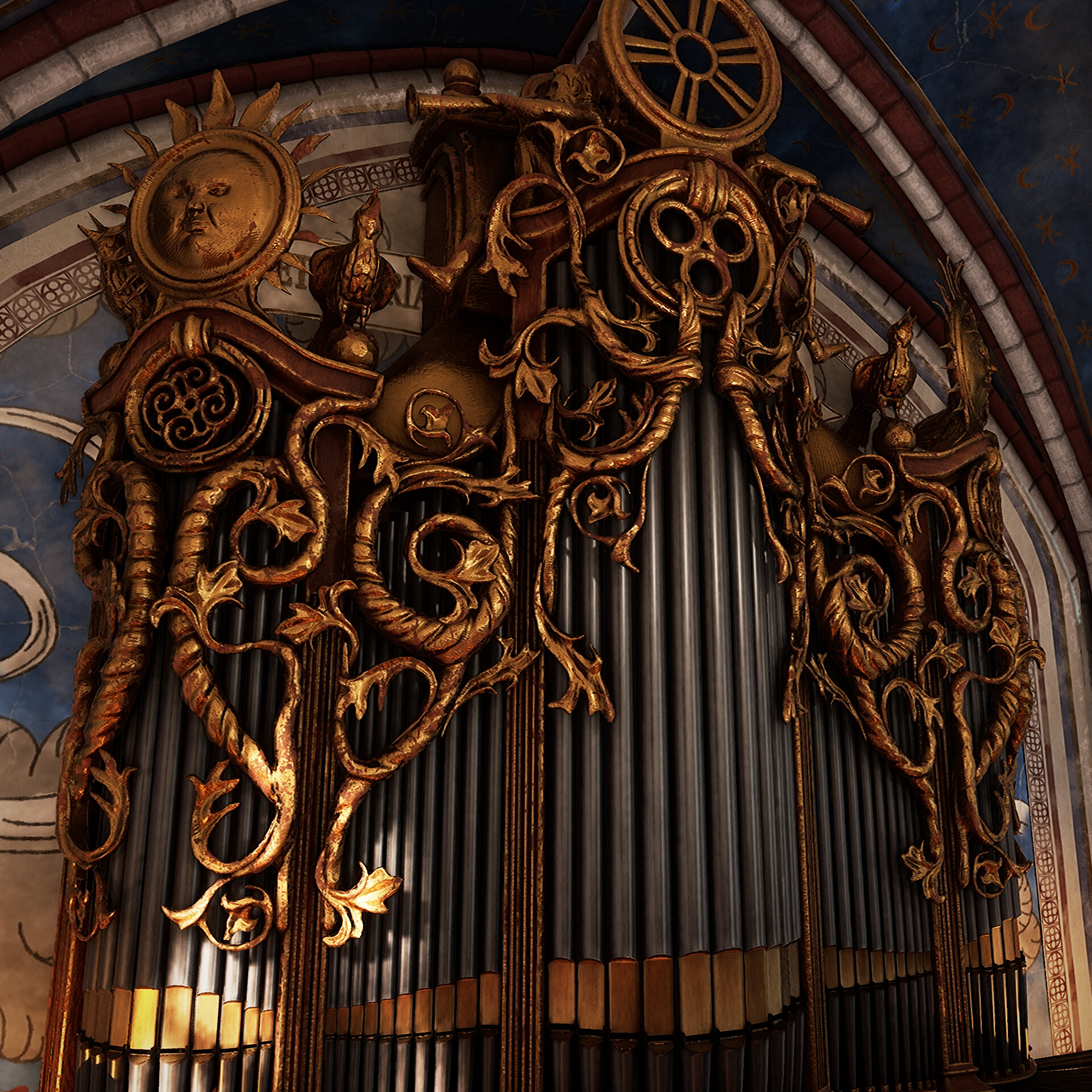 ArtStation - Medieval Music Room