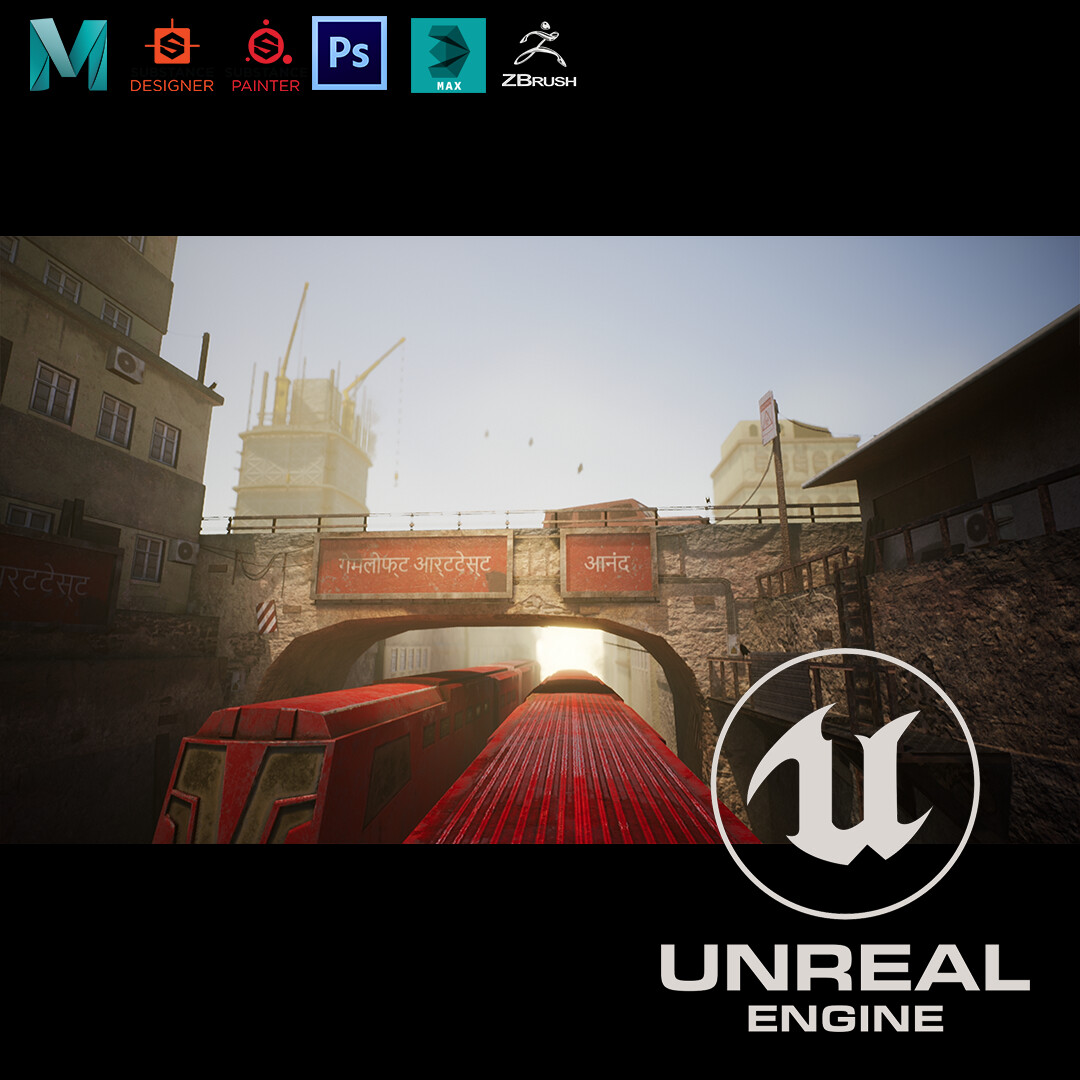 ArtStation - Train Environment