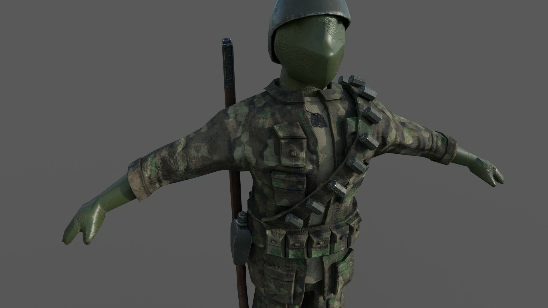 Tucker Martin | 3D Artist - Low-Poly Character Demonstration | Army Men