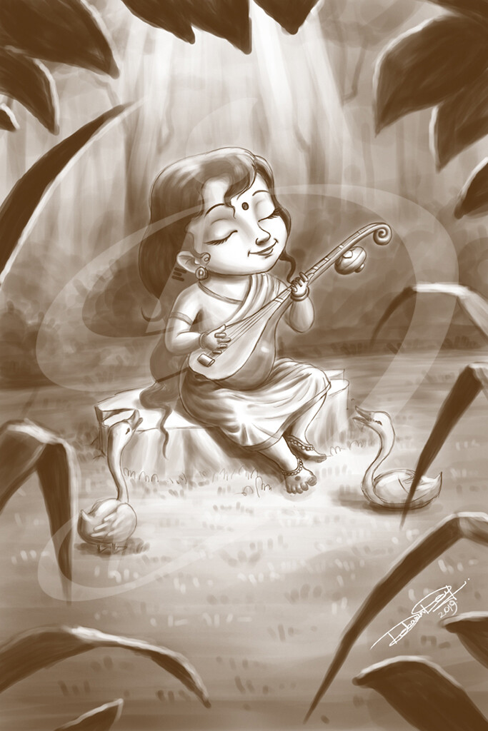 ArtStation - Saraswati.....