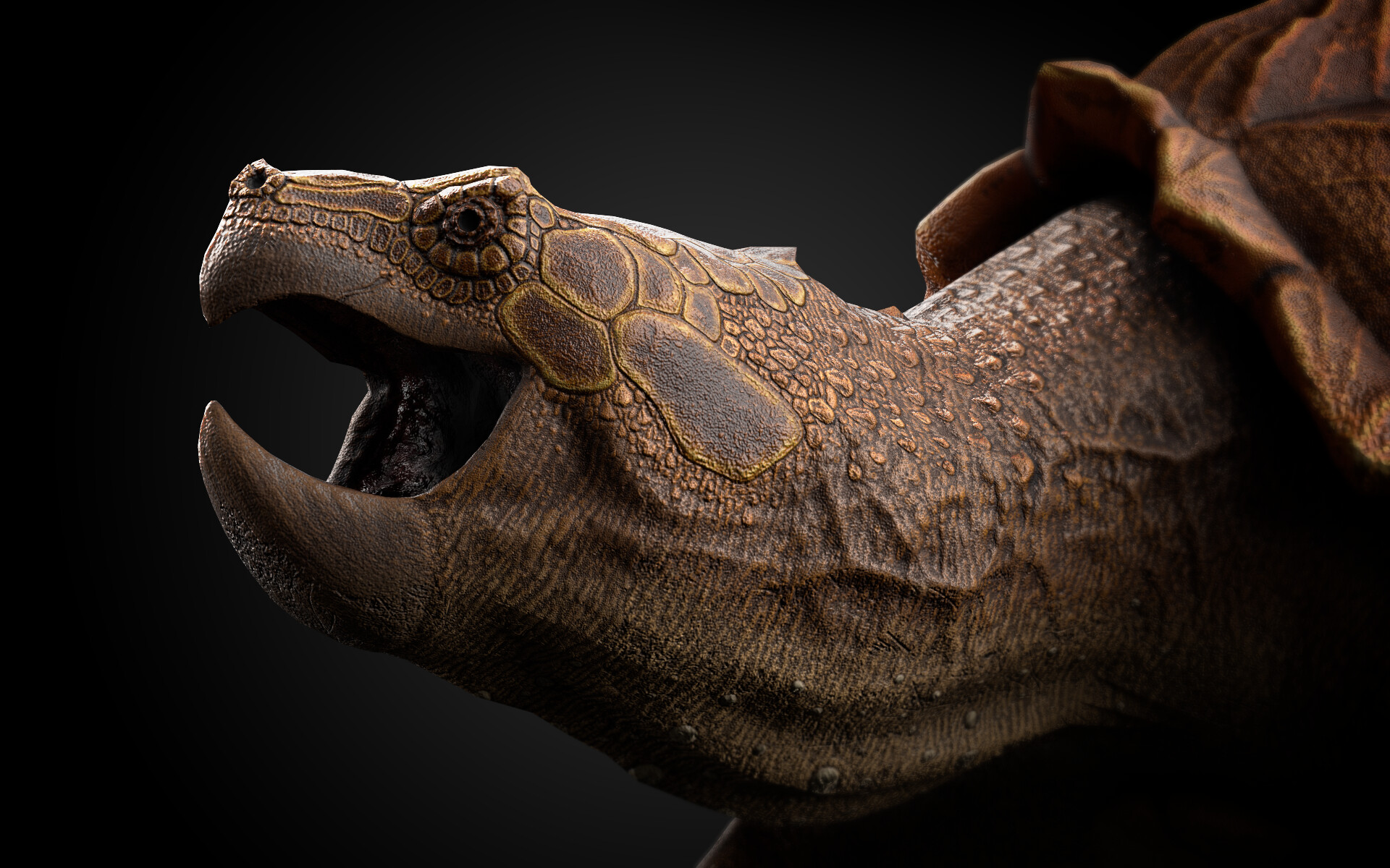 ArtStation - Alligator Snapping Turtle Creature