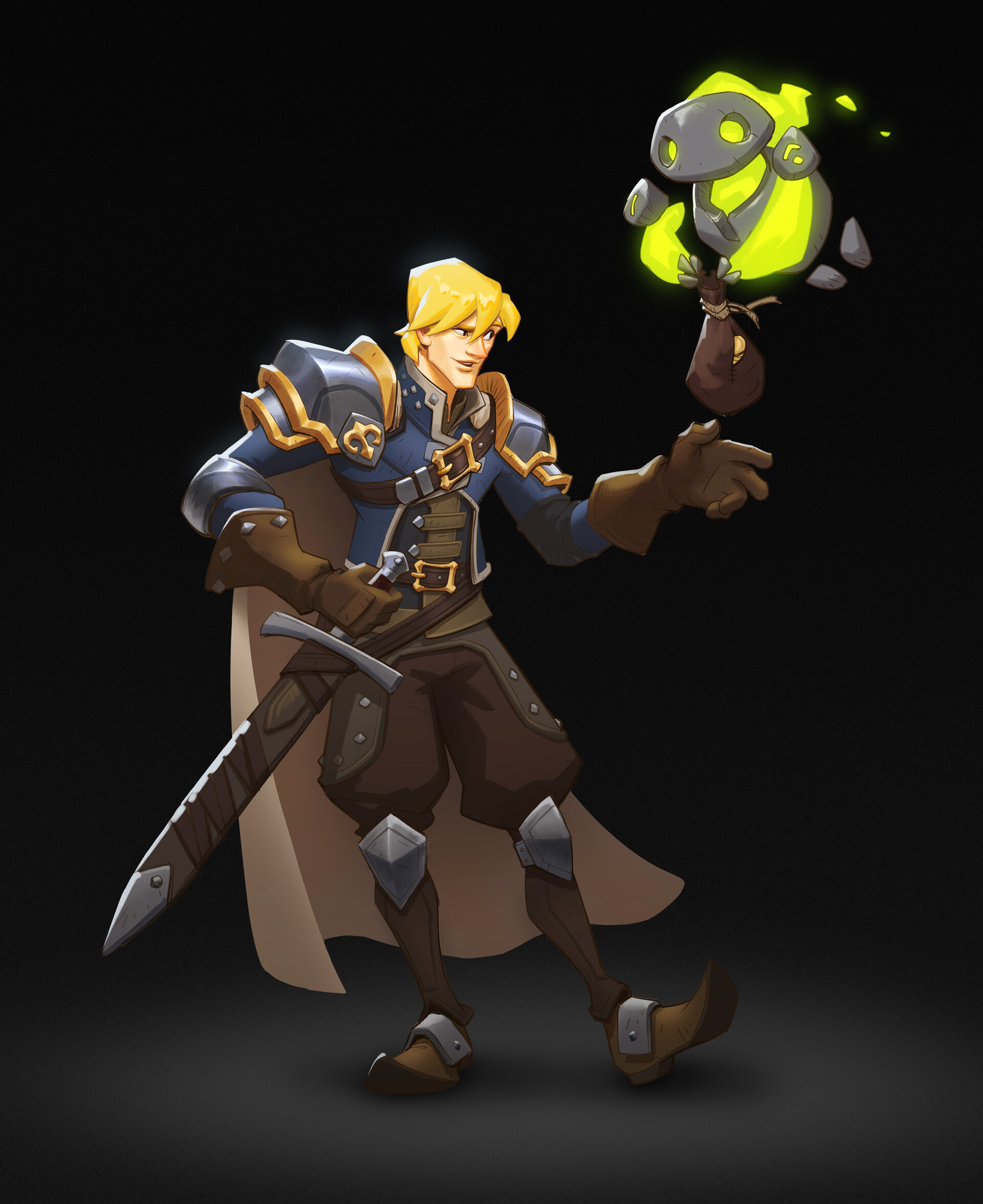 ArtStation - Mercenary and his friend