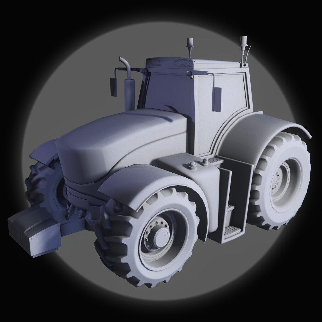 ArtStation - Stylized Tractor