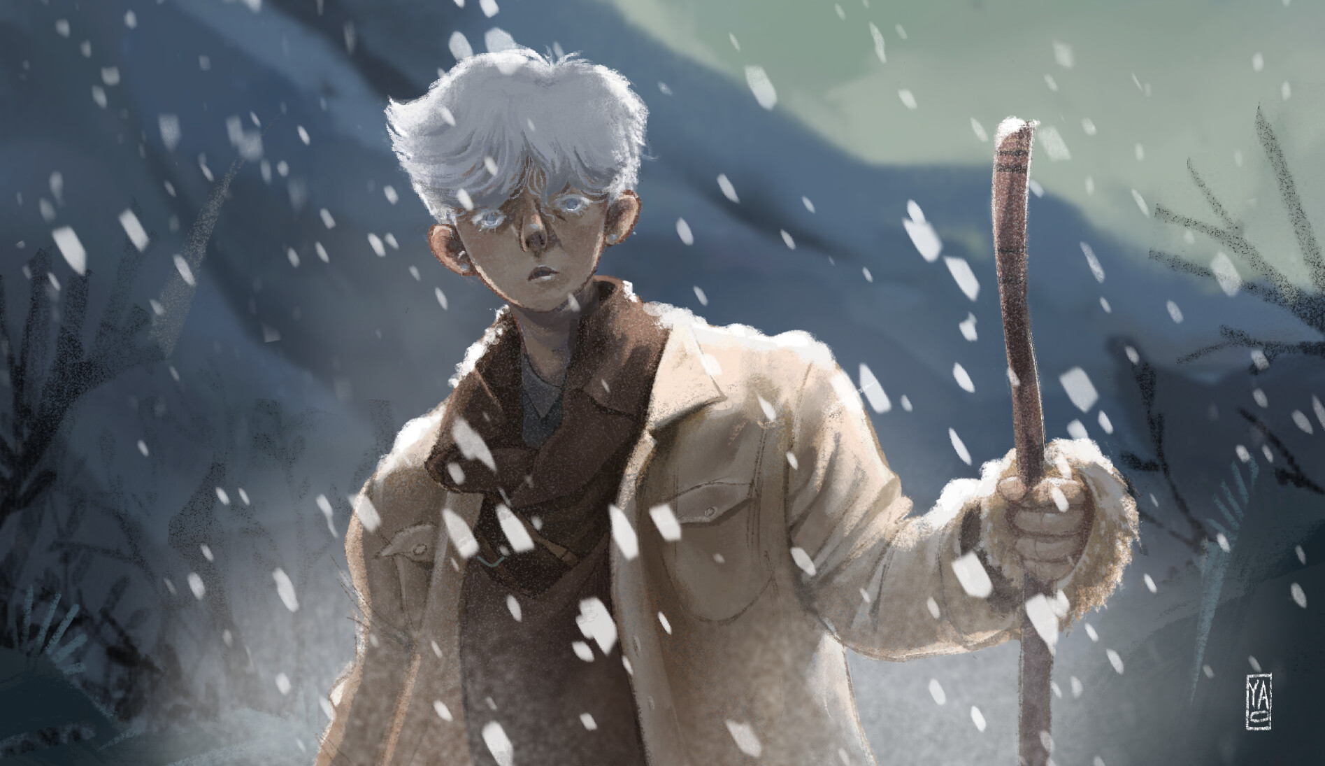 ArtStation - My little snow boy