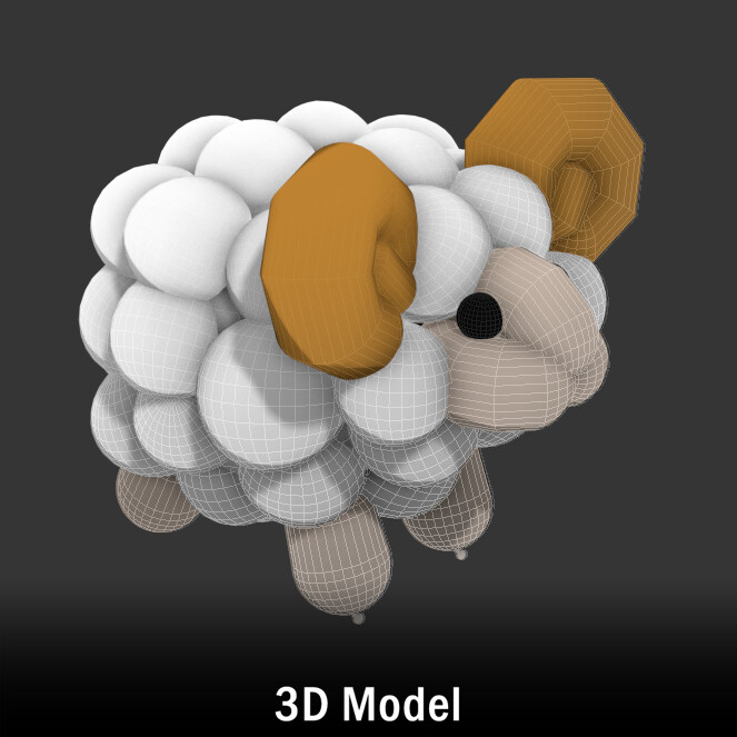 ArtStation - Sheep Balloon Art