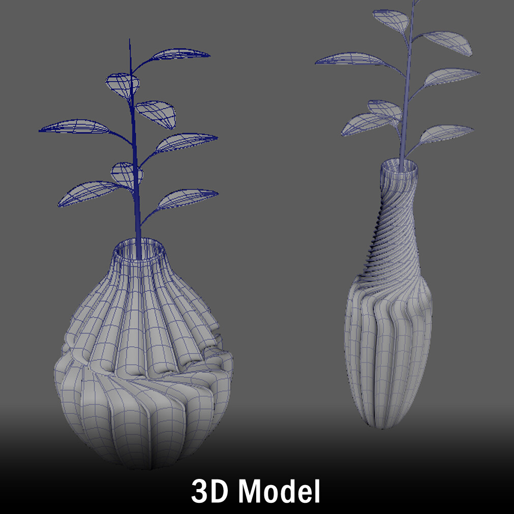 ArtStation - Custom Vases