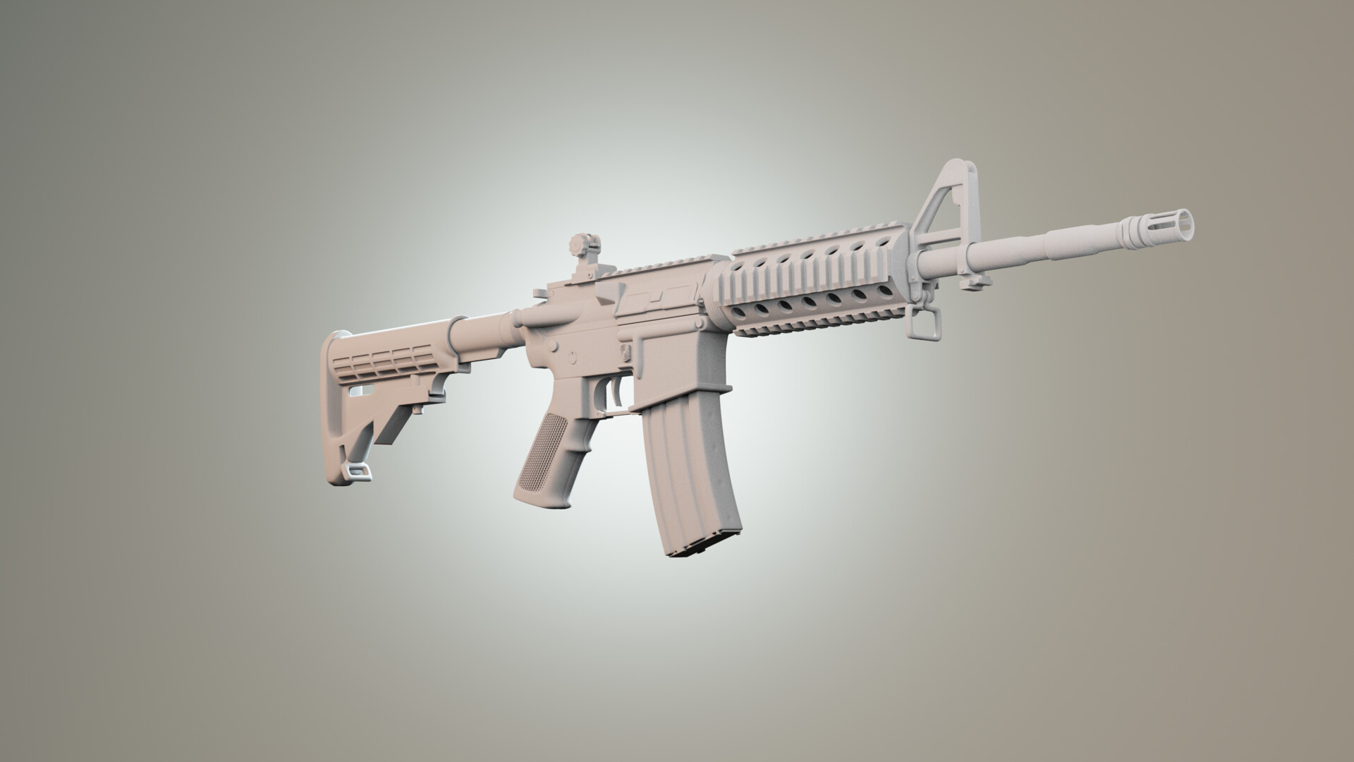 ArtStation - Blender M4A1 practice