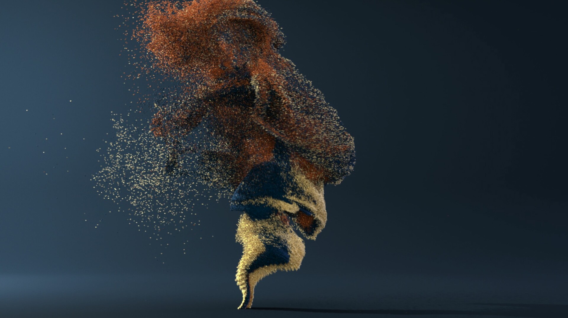 ArtStation - Particle colored tornado