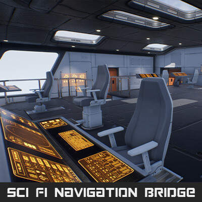ArtStation - Sci Fi Navigation Bridge - UE4 Modular Environment