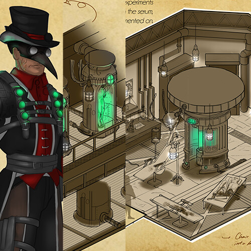 ArtStation - Steampunk Level + Character Design 2018