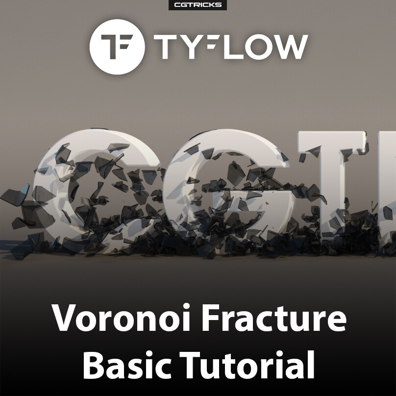 ArtStation - Voronoi Fracture Basic Tutorial - PART1 | tyFlow Tips&Tricks