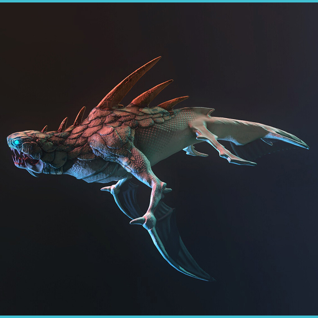 ArtStation - Sea Dragon