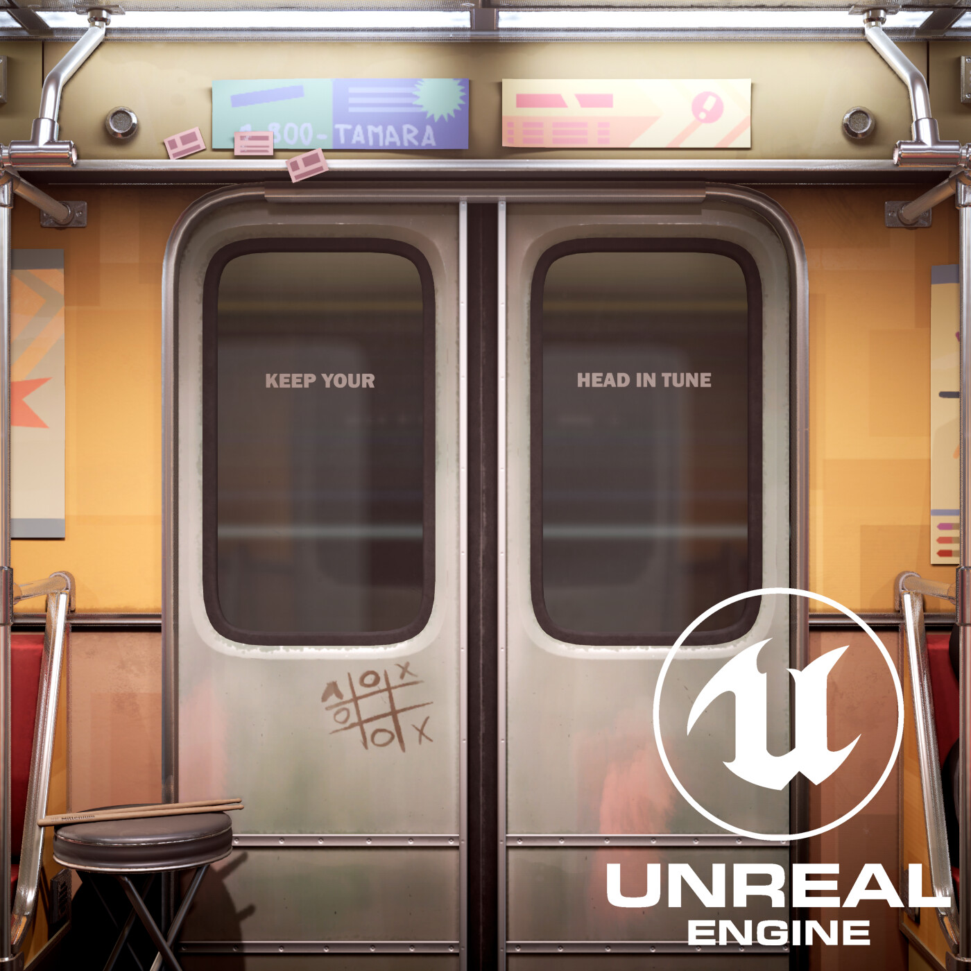 ArtStation - Moscow Subway - Stylized (UE4)