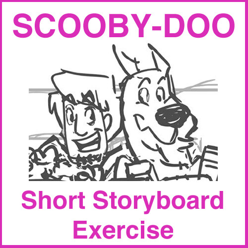 ArtStation - Scooby Storyboard Exercise