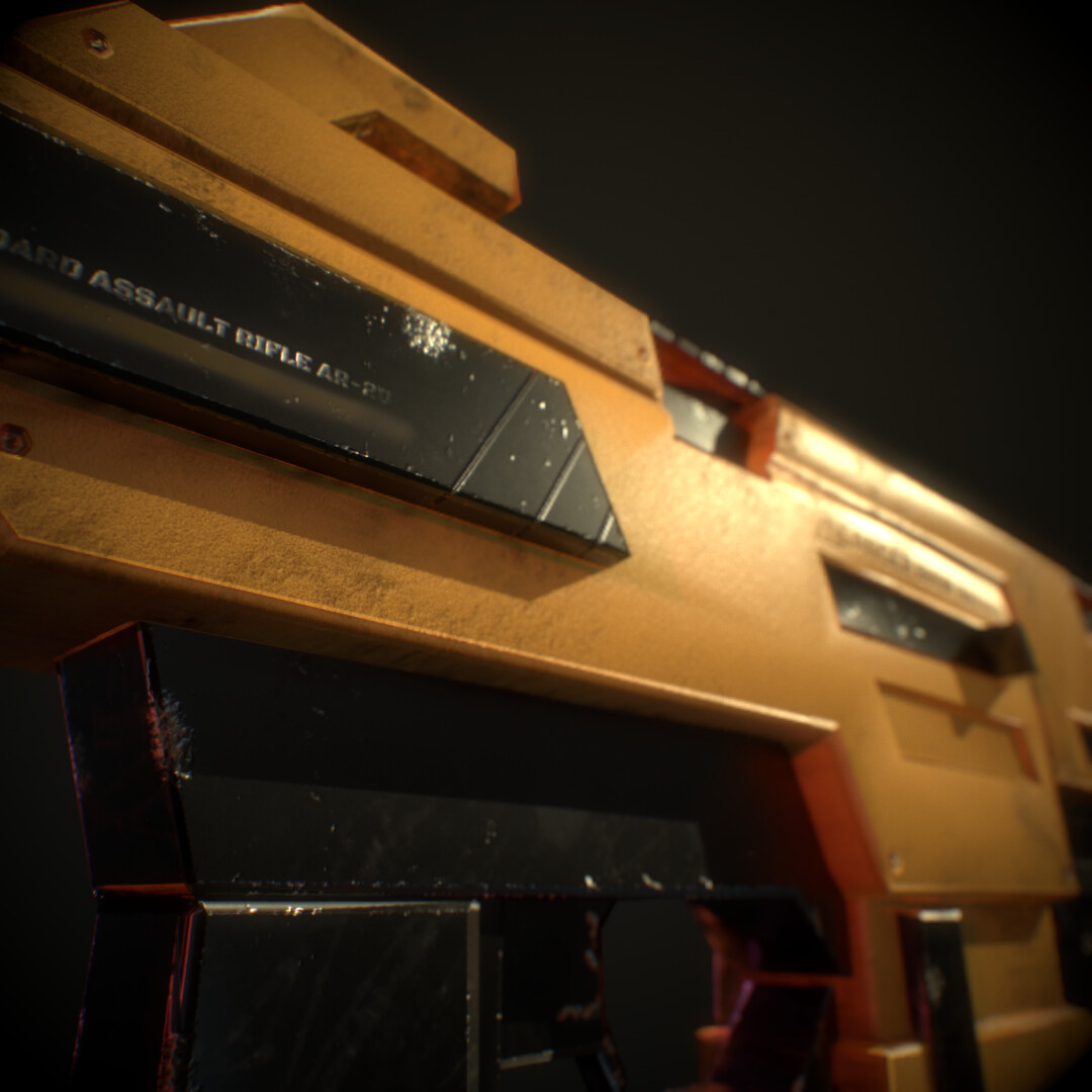 ArtStation - XCom Repeater Rifle FanArt