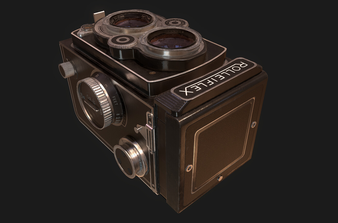 ArtStation - Rolleiflex Camera (Game prop Cutscene)