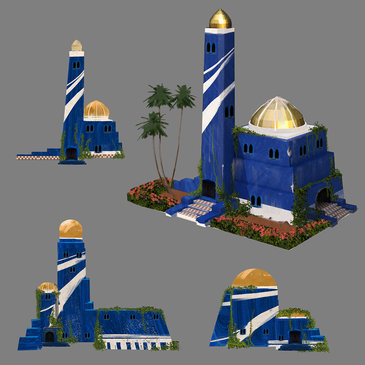 ArtStation - Foundation Art Group - Exploring Architectural Thumbnails ...