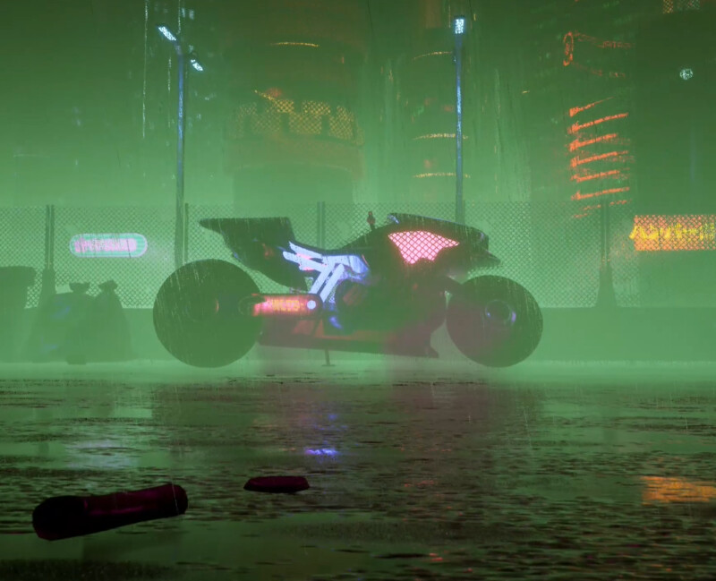 ArtStation - Cyber-Punk BIke