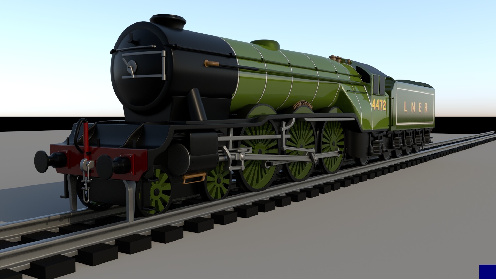 ArtStation - Gresley A3 Steam engine