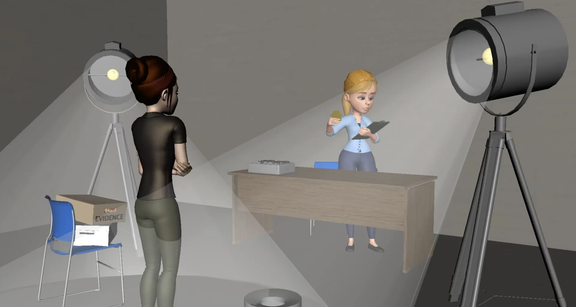 ArtStation - "An Interesting Interrogation" 3D Animation