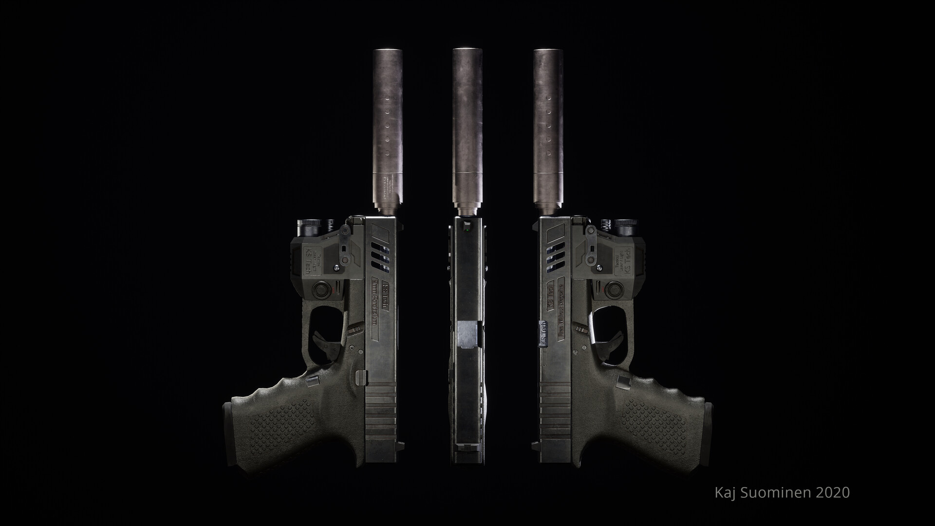 ArtStation - Tactical Pistol KS TECH 20