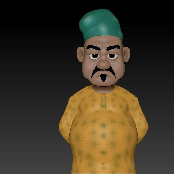 ArtStation - Stylized African baba.