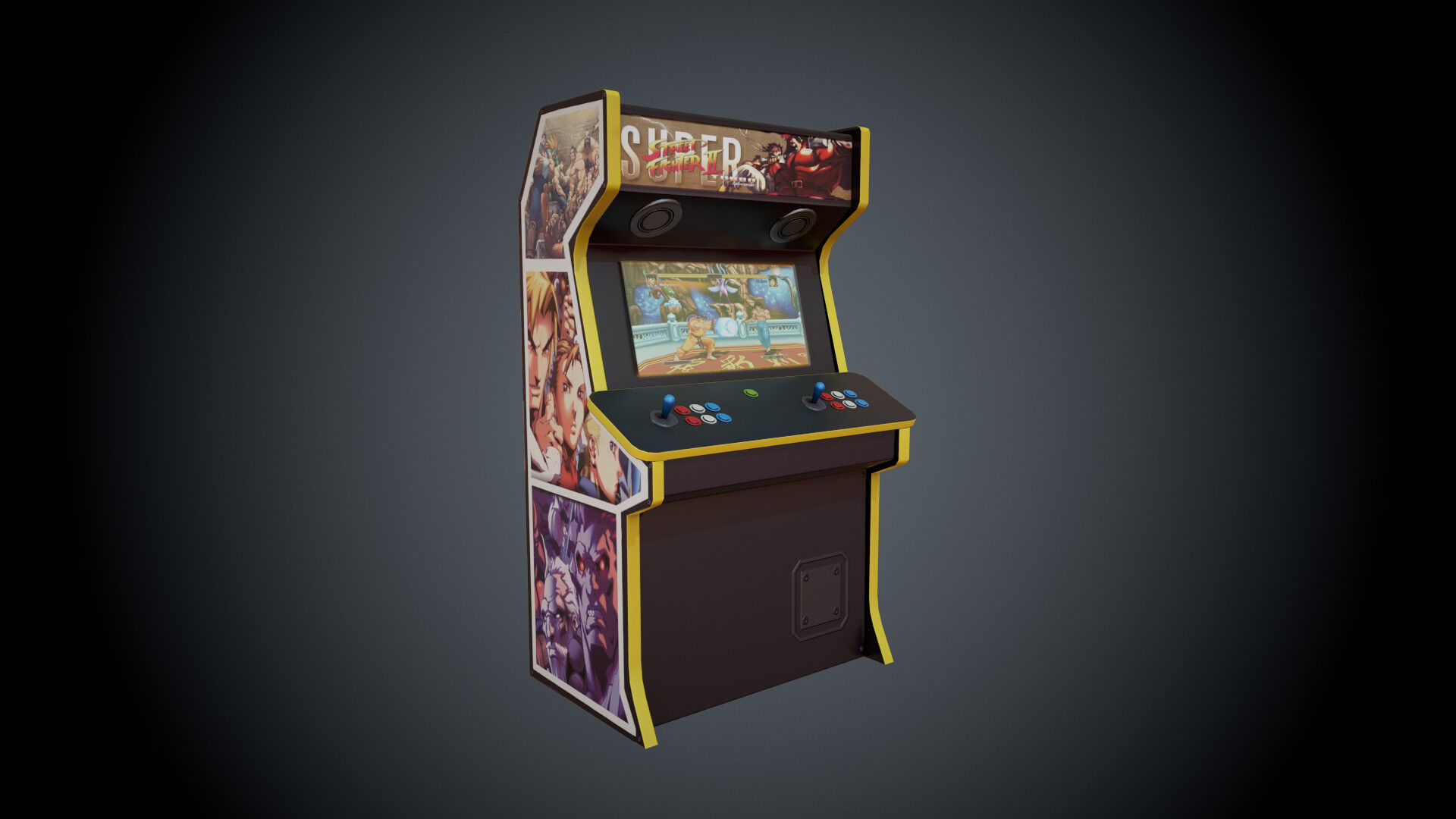 ArtStation - Stylized Arcade Cabinet