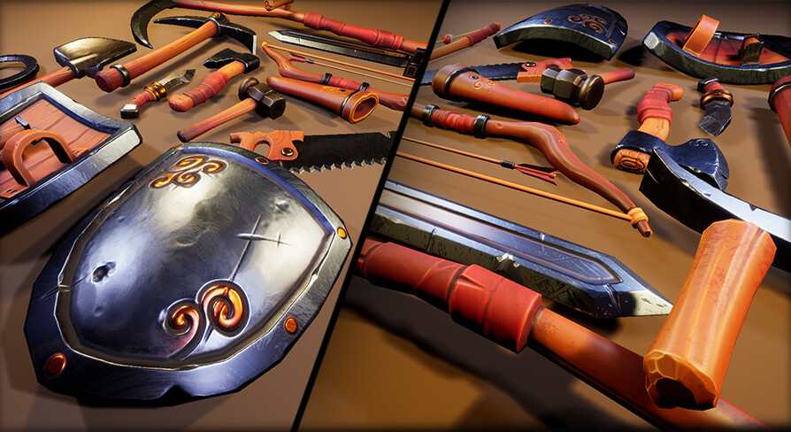 ArtStation - Stylized PBR Tools Pack