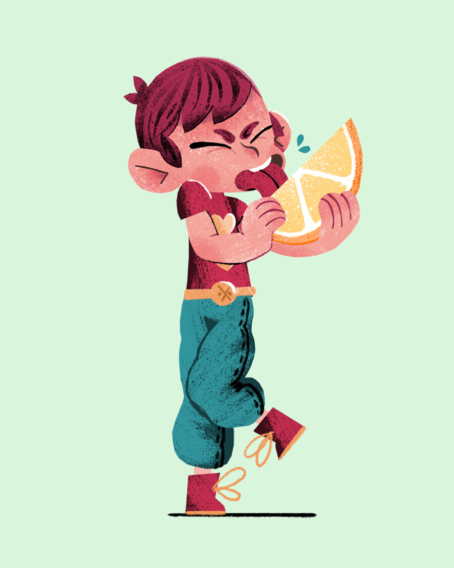 ArtStation - character pose and expression sheet