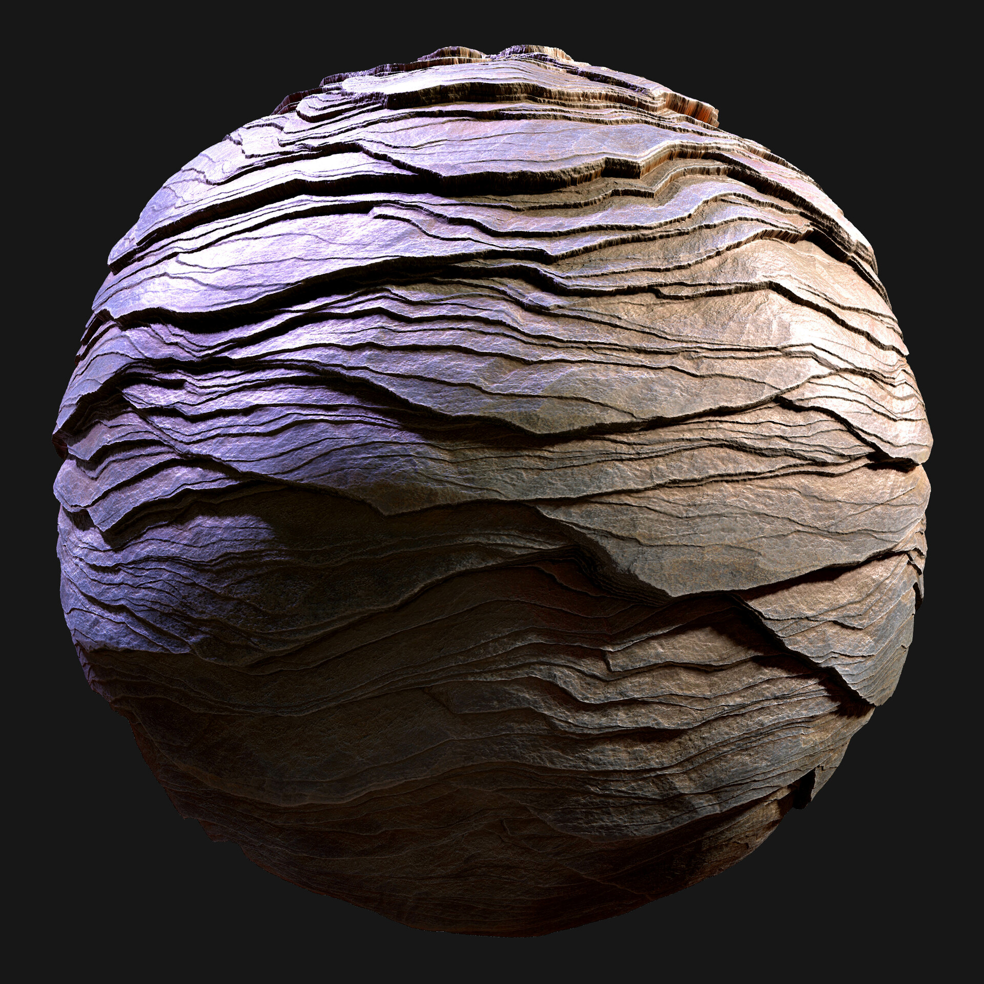 ArtStation - Mountain Striated Rock