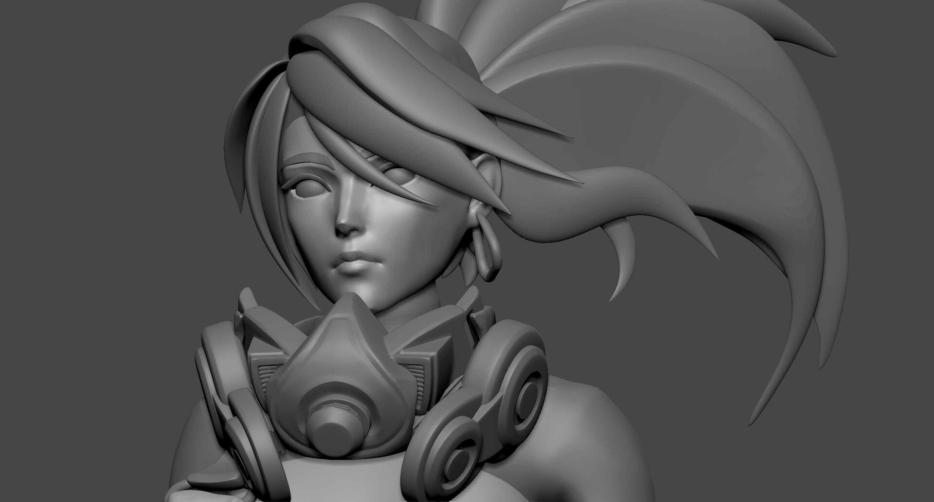 ArtStation - True Damage Akali Sculpt